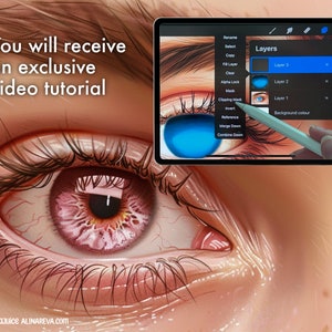Procreate Eye Brushes. Procreate Female Eyes. Procreate Realistic ...