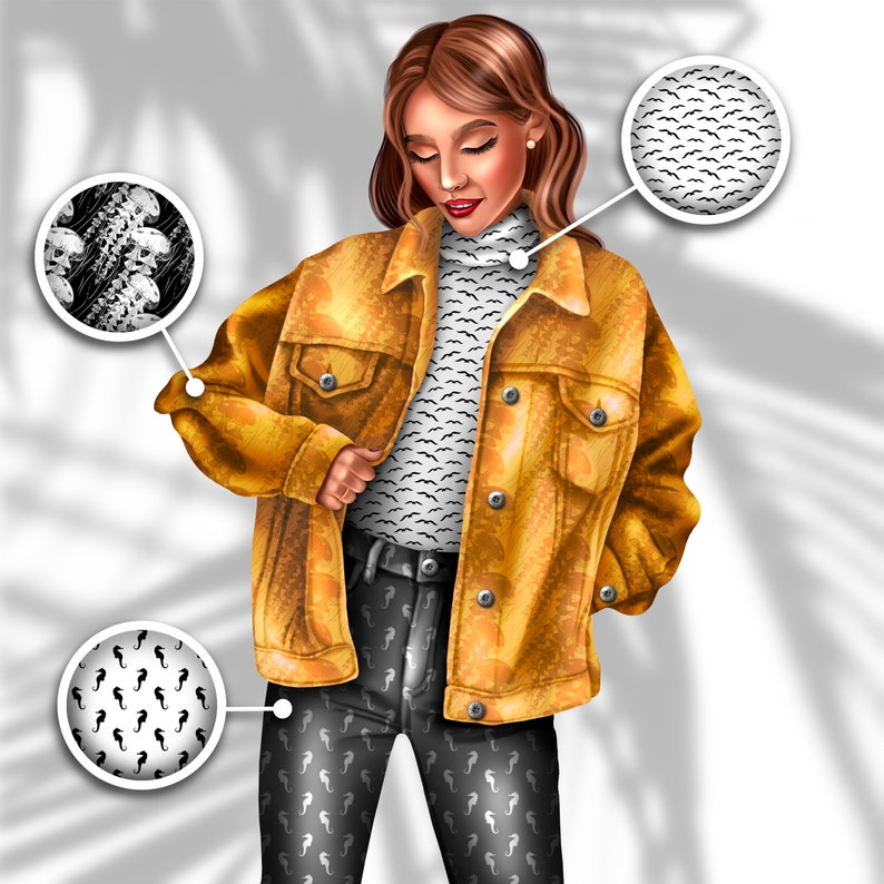 Procreate Sea Ocean Brushes. Procreate Clothes Fabric Brush. | Etsy