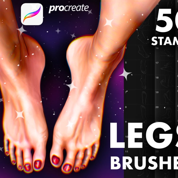 Leg Stamp Procreate - Etsy