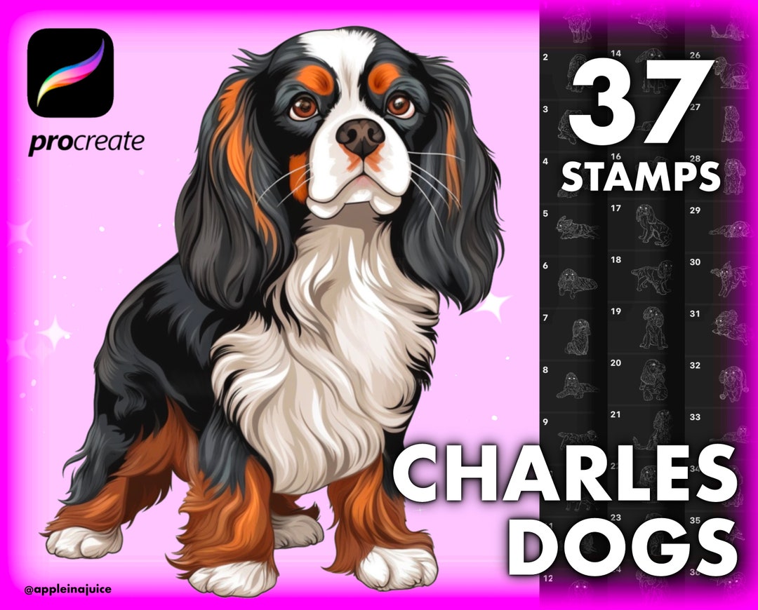 Procreate Animals, Procreate Dog, Procreate Dogs Brush, Procreate ...