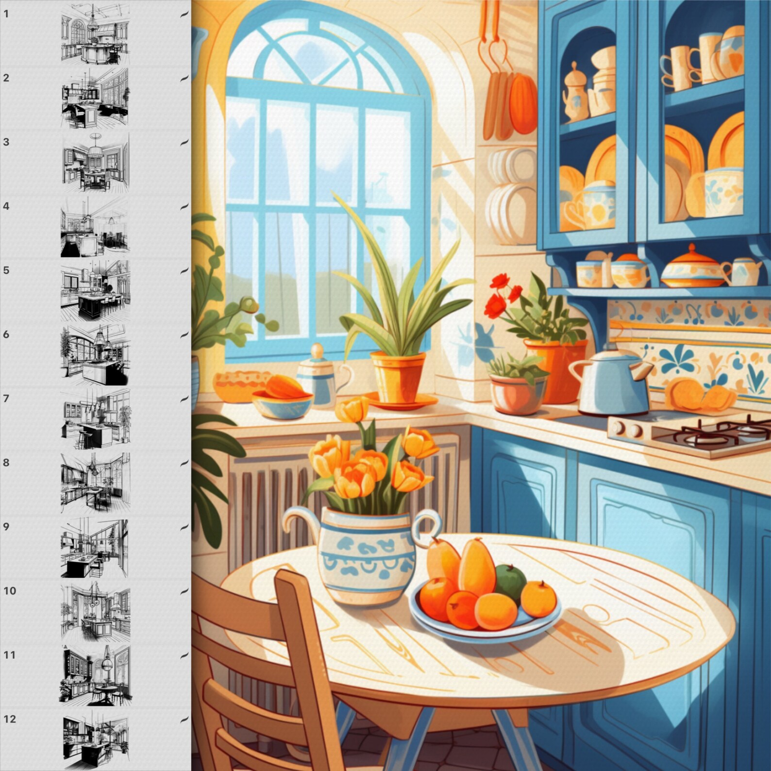 Photoshop Interior Brushes. Photoshop Kitchen Brushes. Photoshop Rooms ...