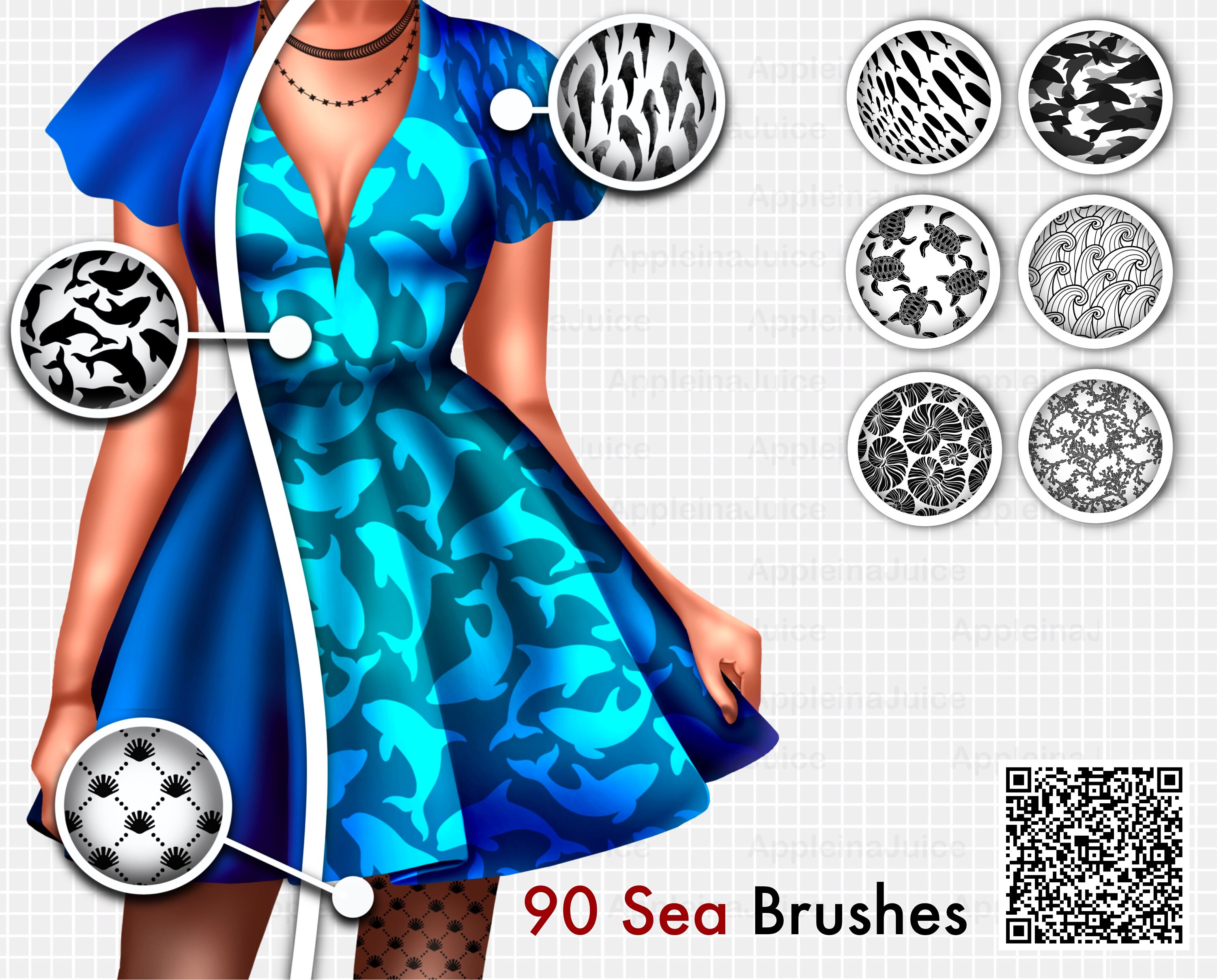 Procreate Fabric Brush. Procreate Texture Brushes. Procreate - Etsy