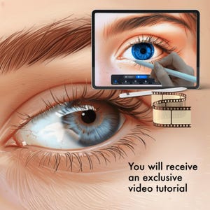 Procreate Female Eye Brushes. Procreate Eye Portrait Face - Etsy