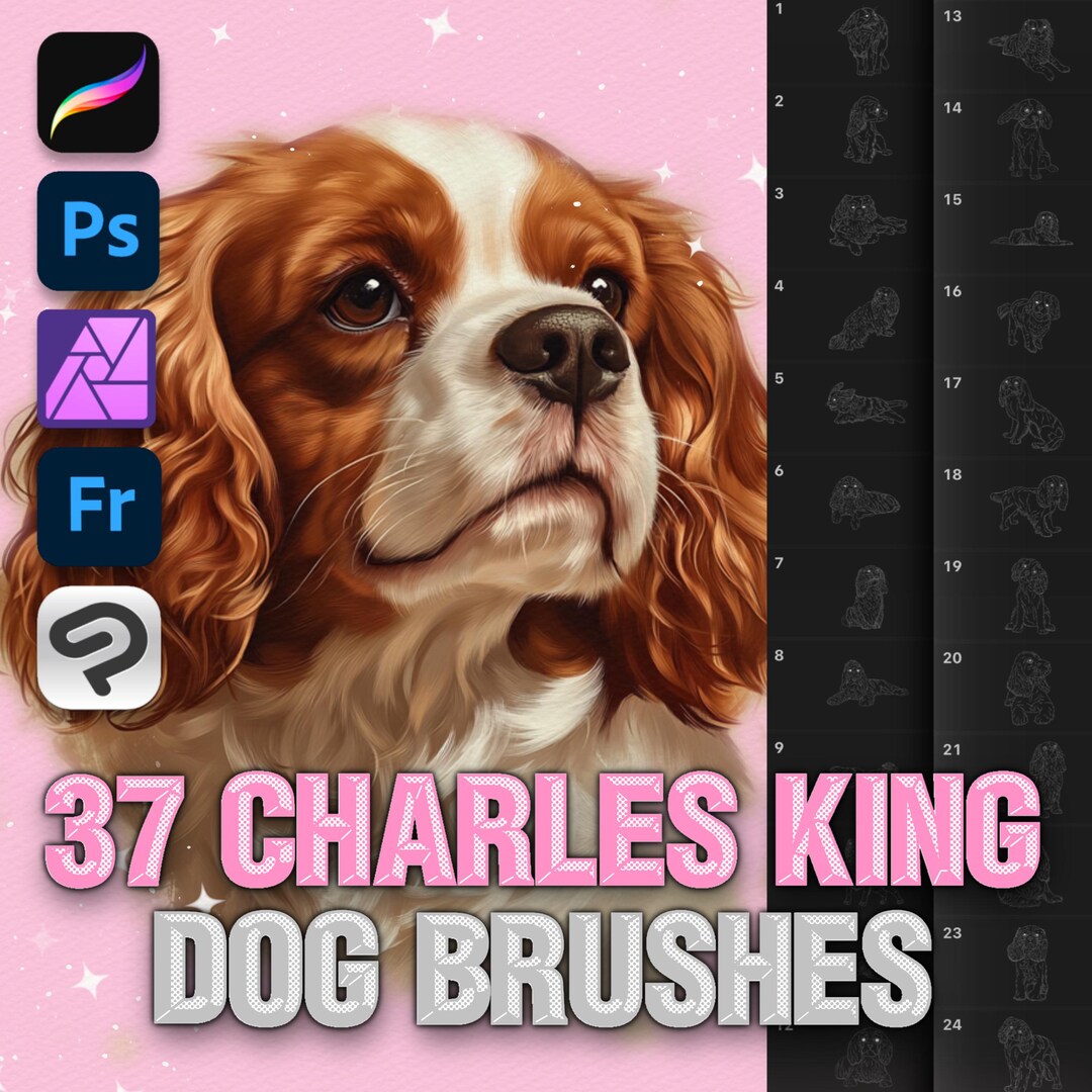 Photoshop Dog Brushes. Photoshop Animal Brushes. Photoshop Animals ...