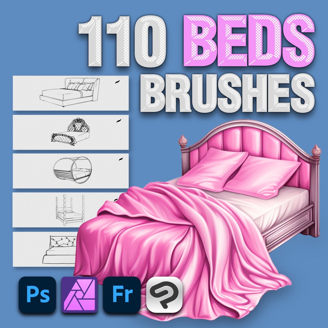 Photoshop Interior Bed Brushes. Photoshop Sofas Stamps. Photoshop ...