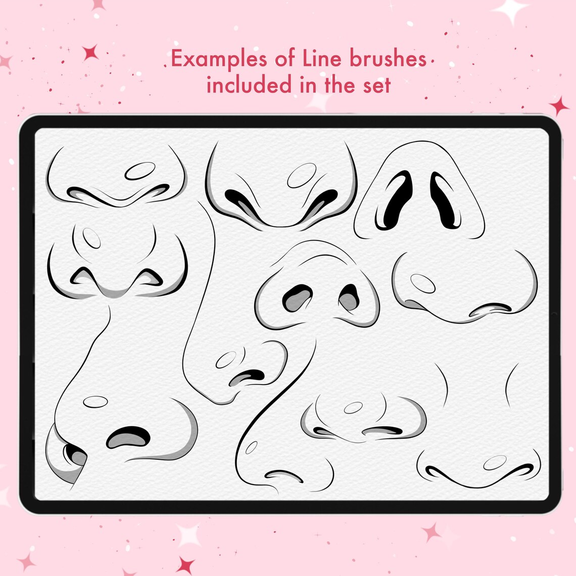 Photoshop Nose Brushes. Photoshop Female Portrait Brushes. Photoshop ...