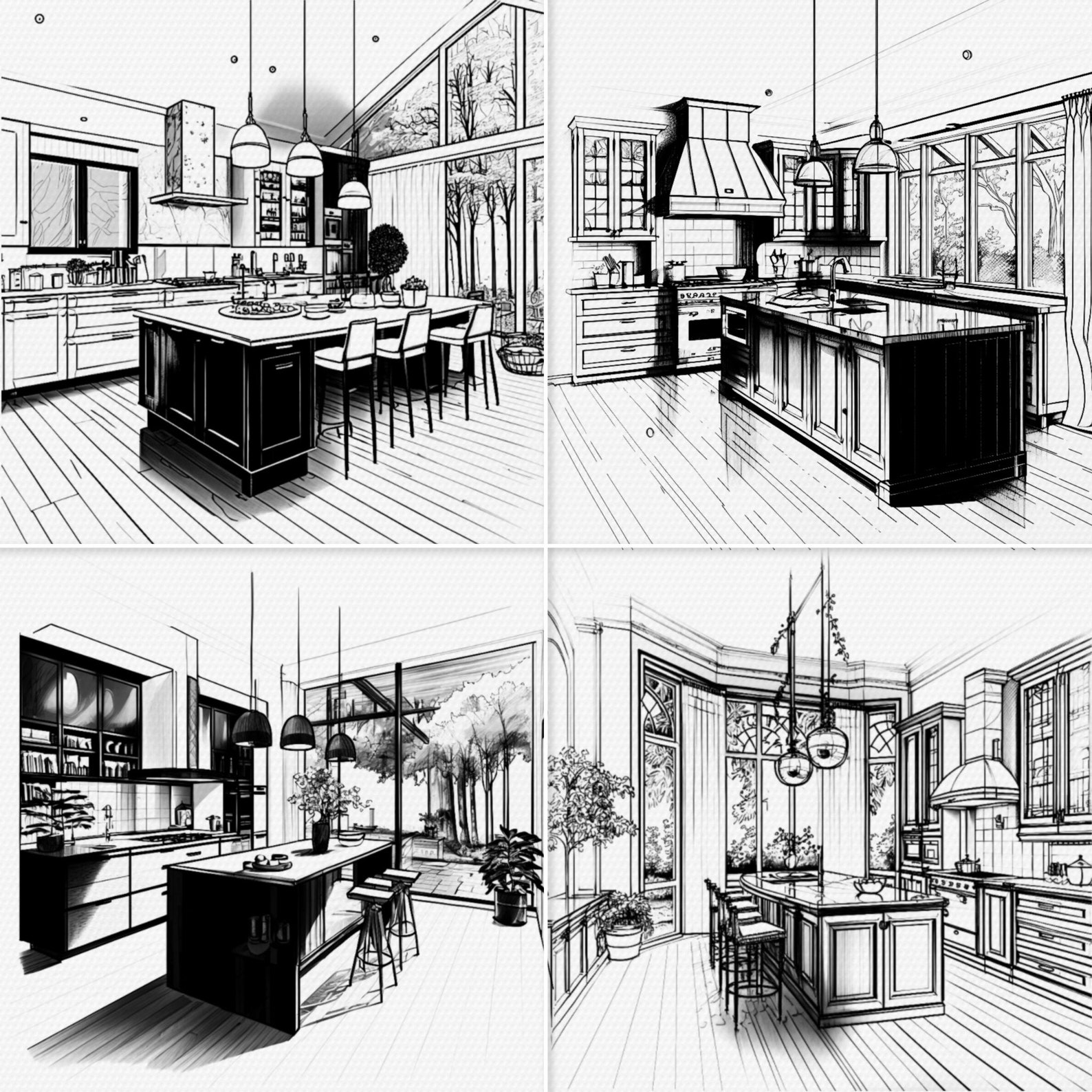 Photoshop Interior Brushes. Photoshop Kitchen Brushes. Photoshop Rooms ...