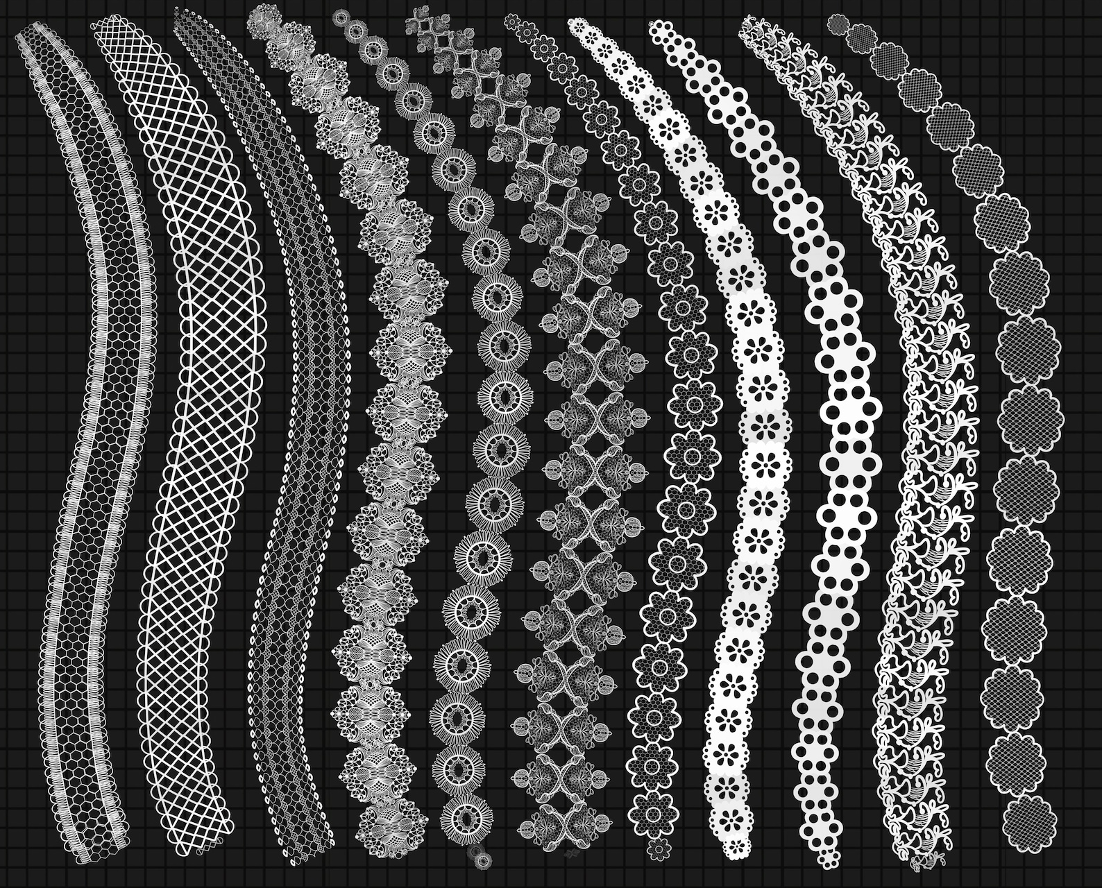 Procreate Lace Brushes. Procreate Fabric. Procreate Texture - Etsy