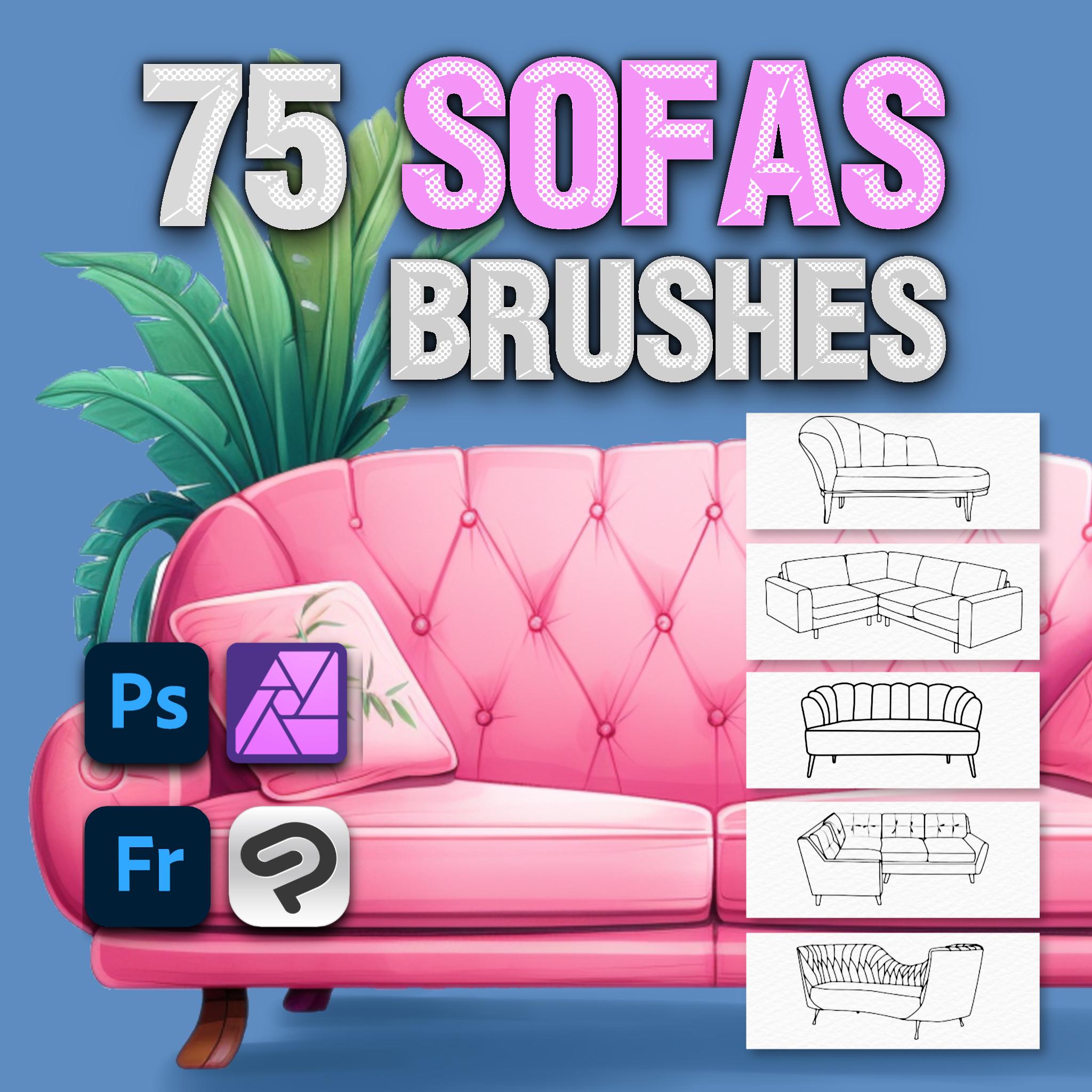 Photoshop Interior Brushes. Photoshop Sofas Brushes. Photoshop Sofa ...