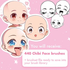 Photoshop Chibi Brushes. Photoshop Chibi Emotion Stamps. Photoshop Chibi Emote Head Brushes ...