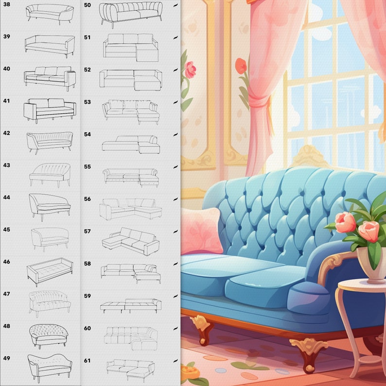 Photoshop Interior Brushes. Photoshop Sofas Brushes. Photoshop Sofa ...