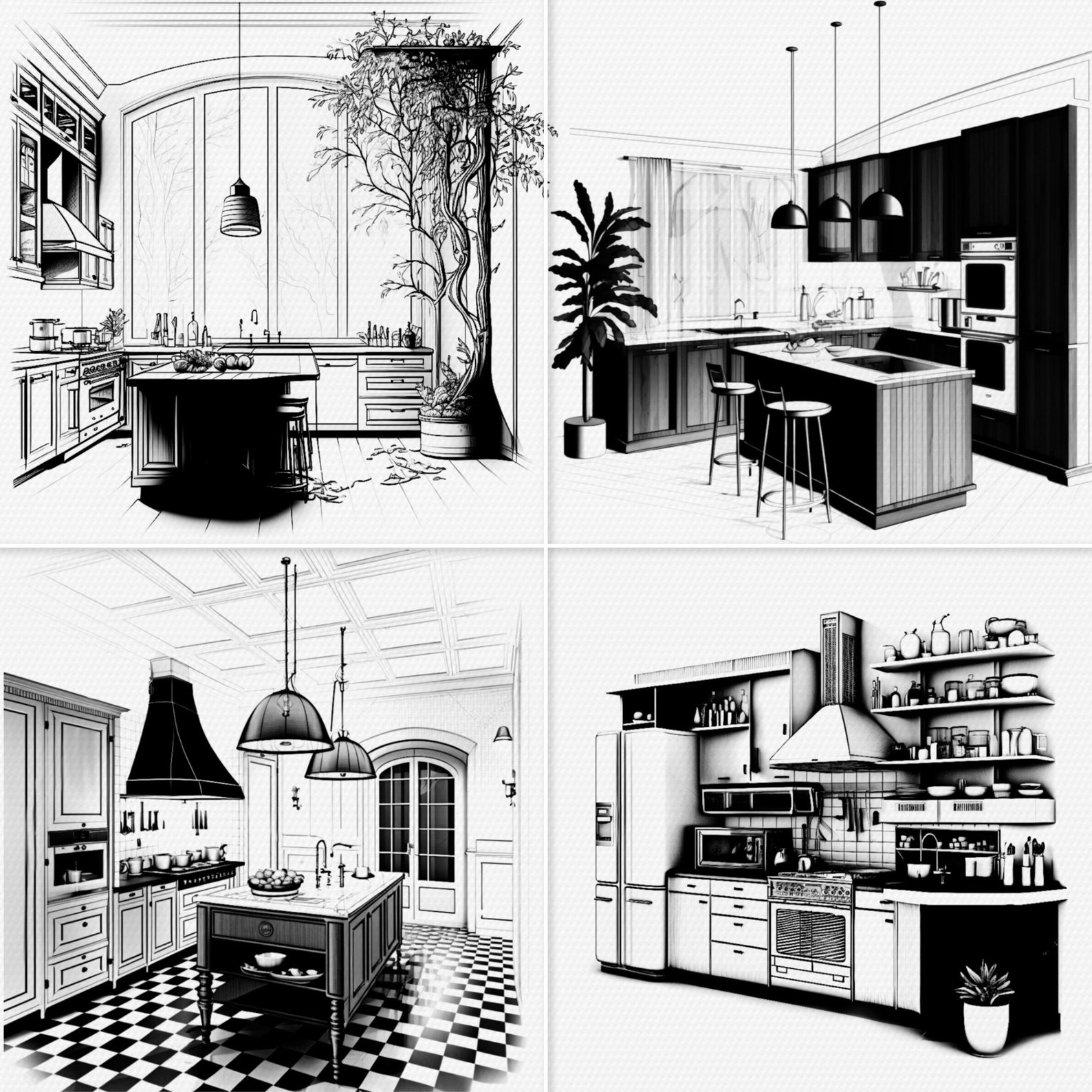 Photoshop Interior Brushes. Photoshop Kitchen Brushes. Photoshop Rooms ...