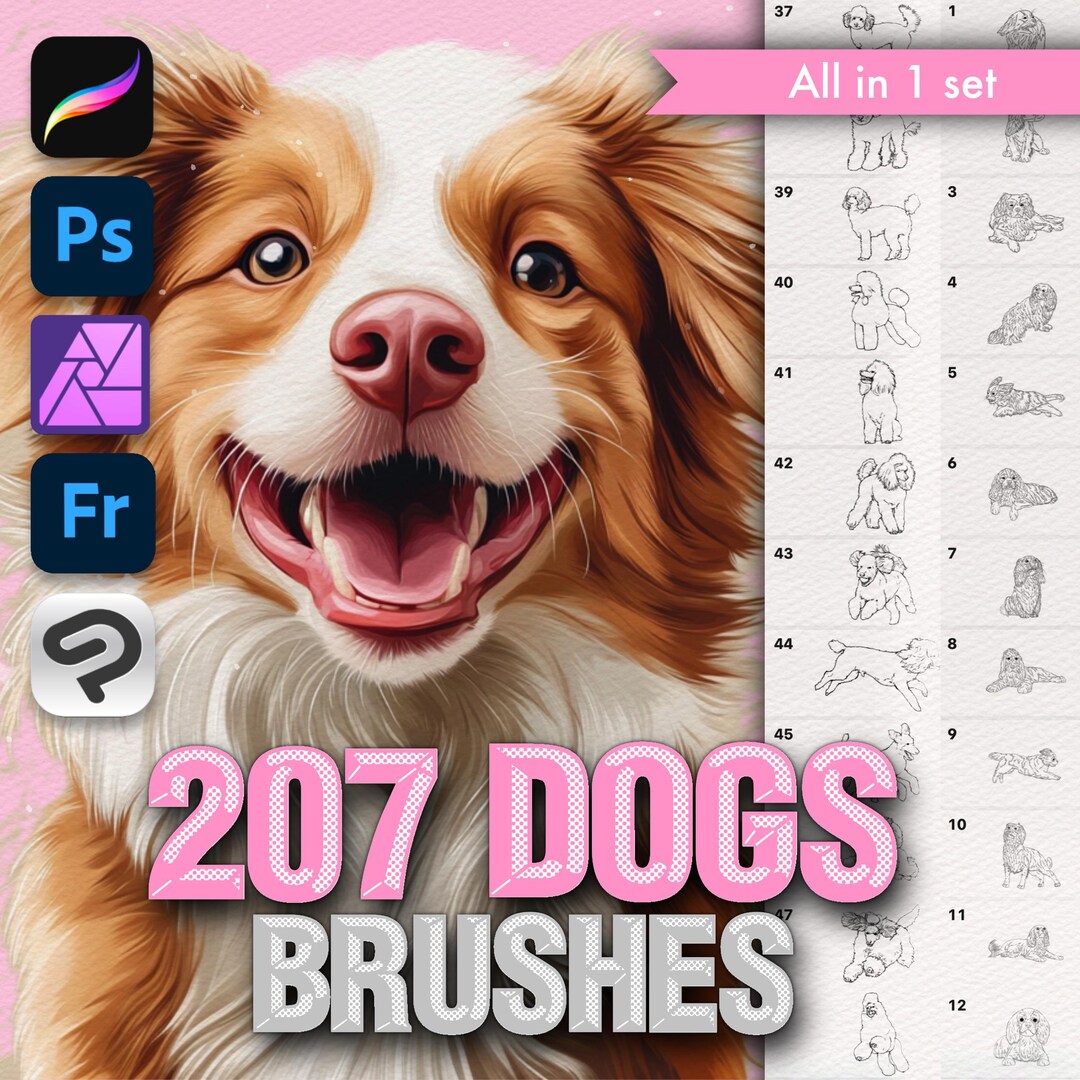 Photoshop Dogs Brushes. Photoshop Dog Brushes. Photoshop Spitz, Poodle ...
