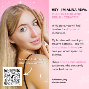 Procreate Hair Brushes. Procreate Jewelry Brushes. Procreate Braid ...