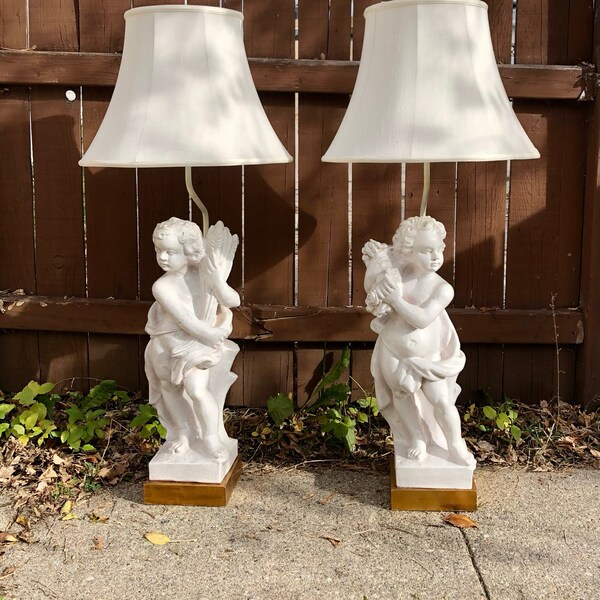 Cherub Lamps - Etsy