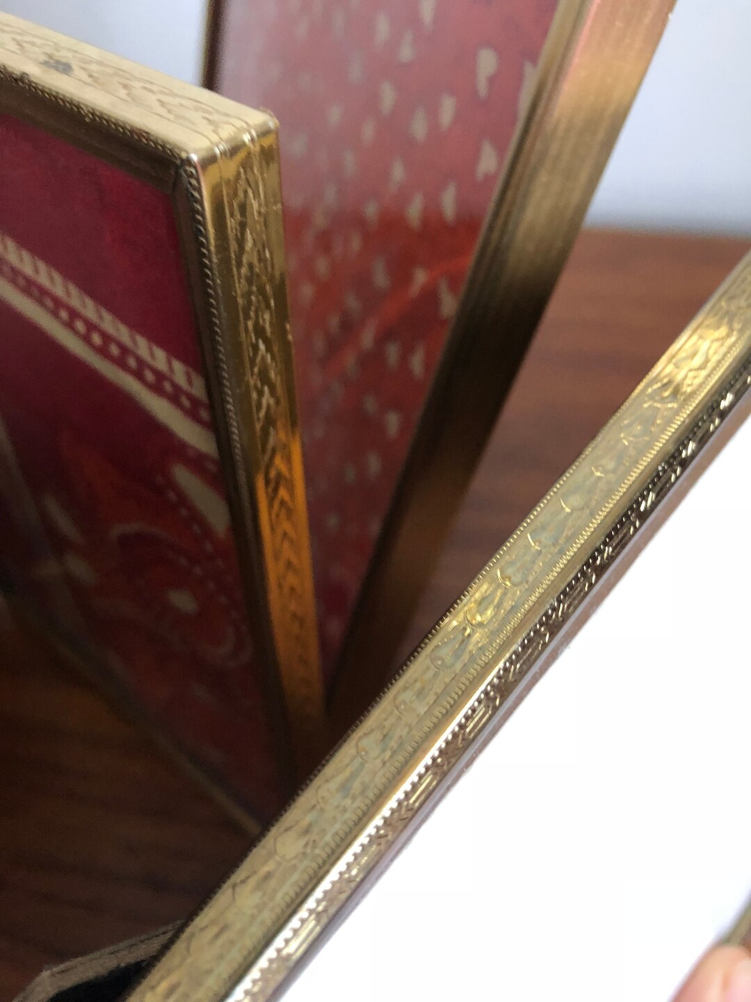 Vintage Embossed Brass/ Metal Photo Frames Set of 3 8 By10 Inches & 5 ...