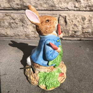Vintage Peter Rabbit Music Box Figure Circa 1980-1990s - Etsy