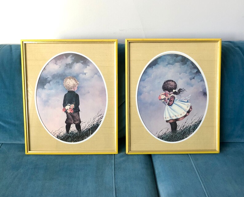 MCM Turner Wall Accessories Heidi & Peter Framed Lithograph - Etsy