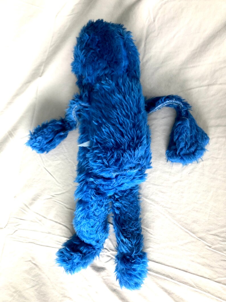 Muppet Monster/ Sesame Street Style blue Furry - Etsy