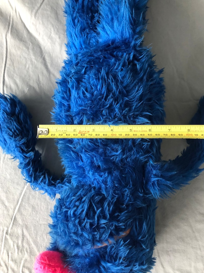 Muppet Monster/ Sesame Street Style blue Furry - Etsy