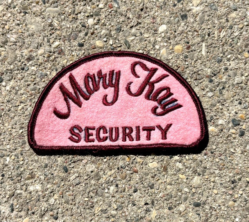 Mary Kay (cosmetics) Vintage Security Sew-on Patch-circa 1970-80s. (2.5 ...