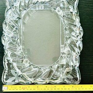 MIKASA Crystal Photo Frame Assorted Patterns Trio/ SET of 3 Circa 1980s ...