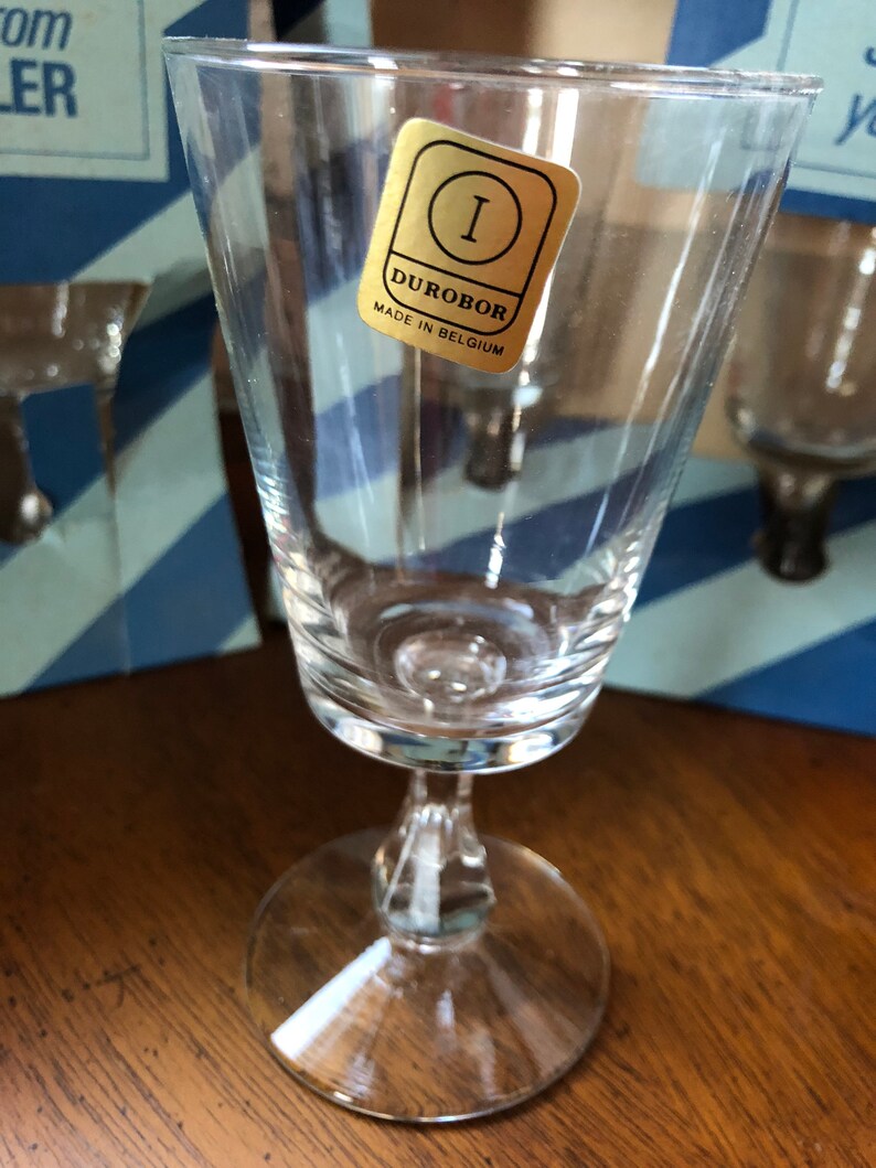 Vintage Durobor belgium Liquor Glass Set of 6 Made for - Etsy