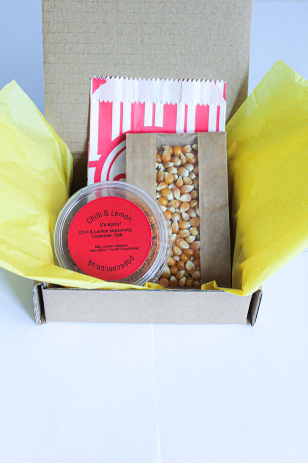 Chilli & Lemon Gourmet Popcorn Seasoning Kit With Delicious All-natural ...