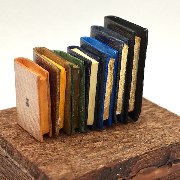 Miniature Library - Etsy