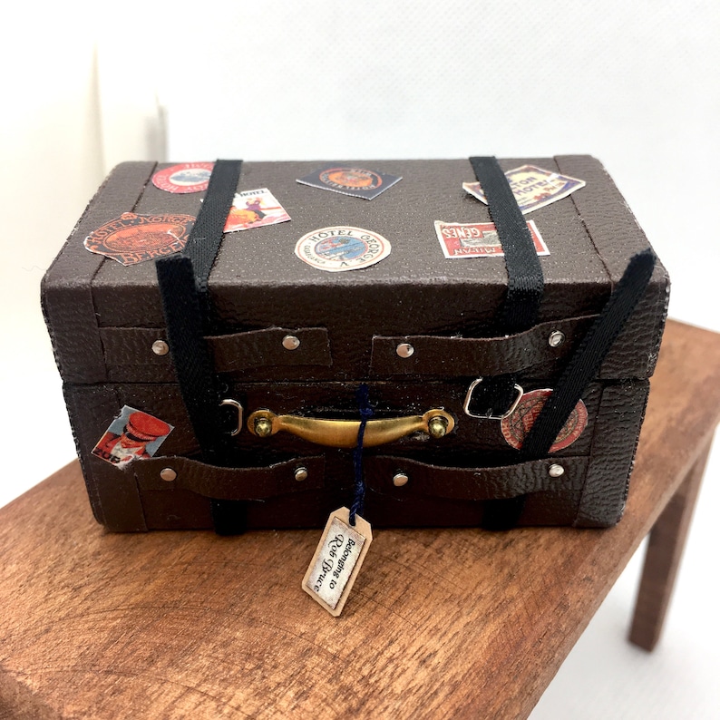 1:12 Scale Miniature Wizard Trunk With Books and All Kinds of | Etsy