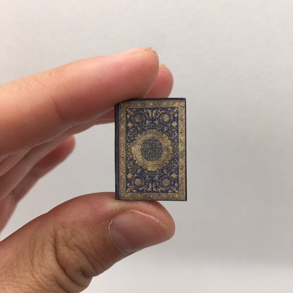 1:12 Scale Antique Miniature Book Dollhouse Accessories - Etsy