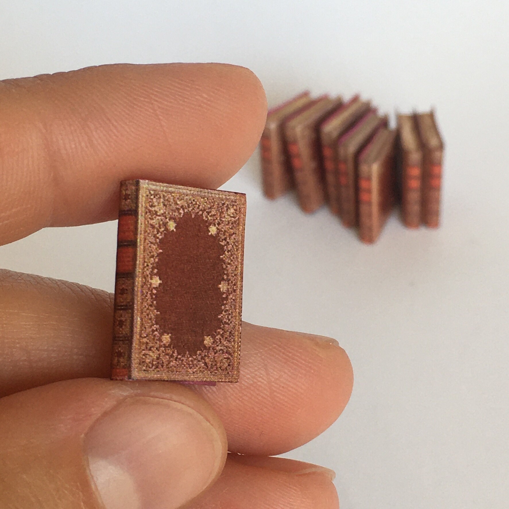 1:12 Scale Antique Style Miniature Book Dollhouse Library | Etsy