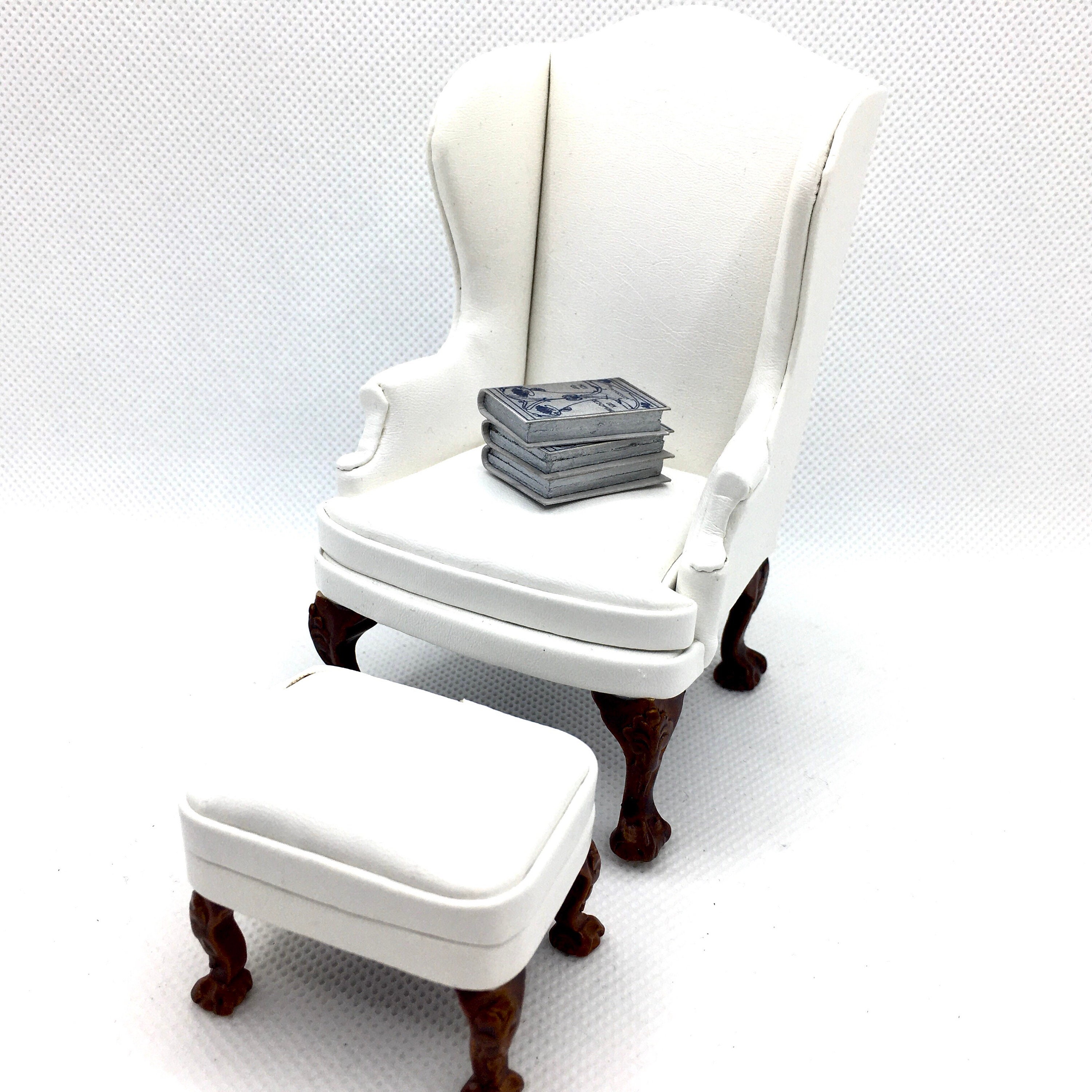 1:12 scale Antique Miniature Book Dollhouse Library | Etsy