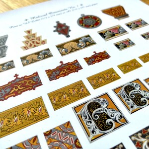 1:12 PDF Medieval Miniature Ornaments, DIGITAL DOWNLOAD File - Etsy