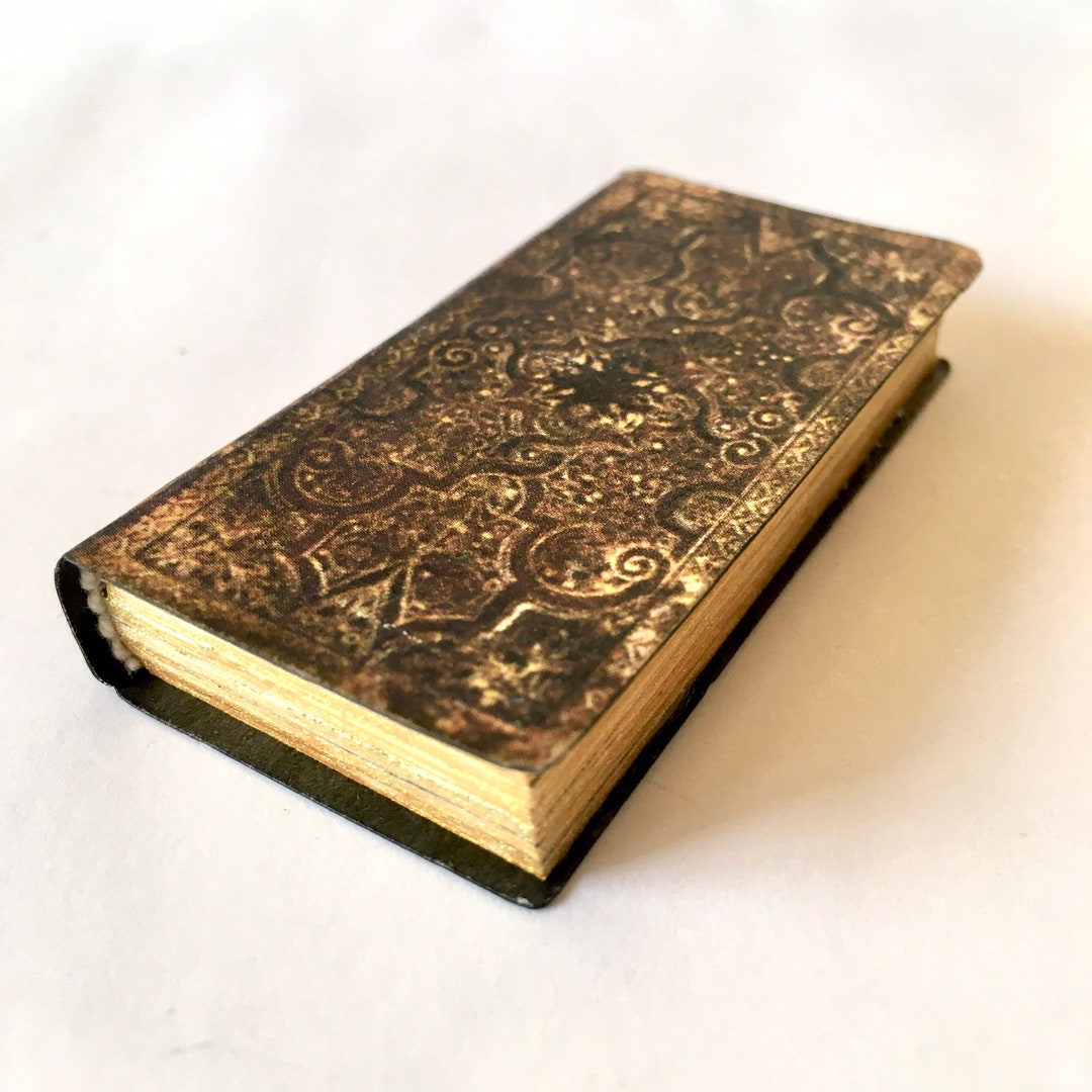 1:6 Scale Antique Miniature Book, Mini Dollhouse Book, Miniature ...