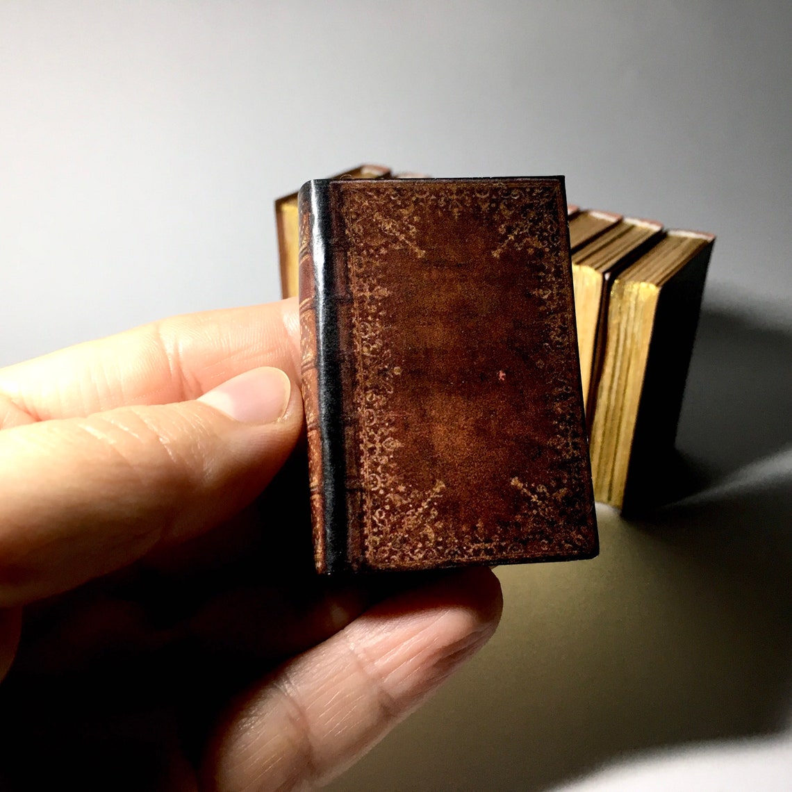 1:6 Scale Miniature Library Book Antique Style Miniature | Etsy Australia