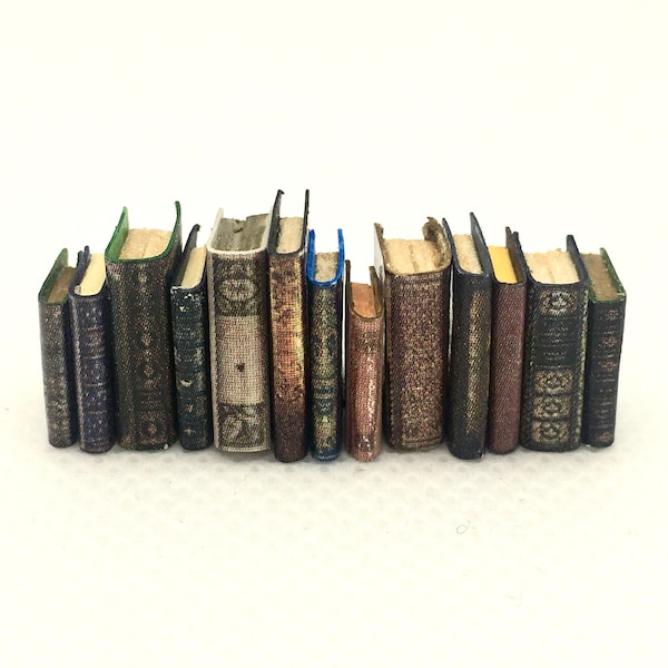 Miniature Library - Etsy