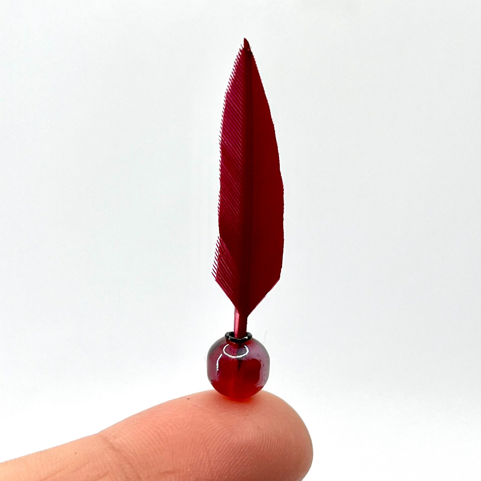 1:6 Scale Antique Miniature Book, Quill and Ink and Oil Lamp, Dollhouse ...
