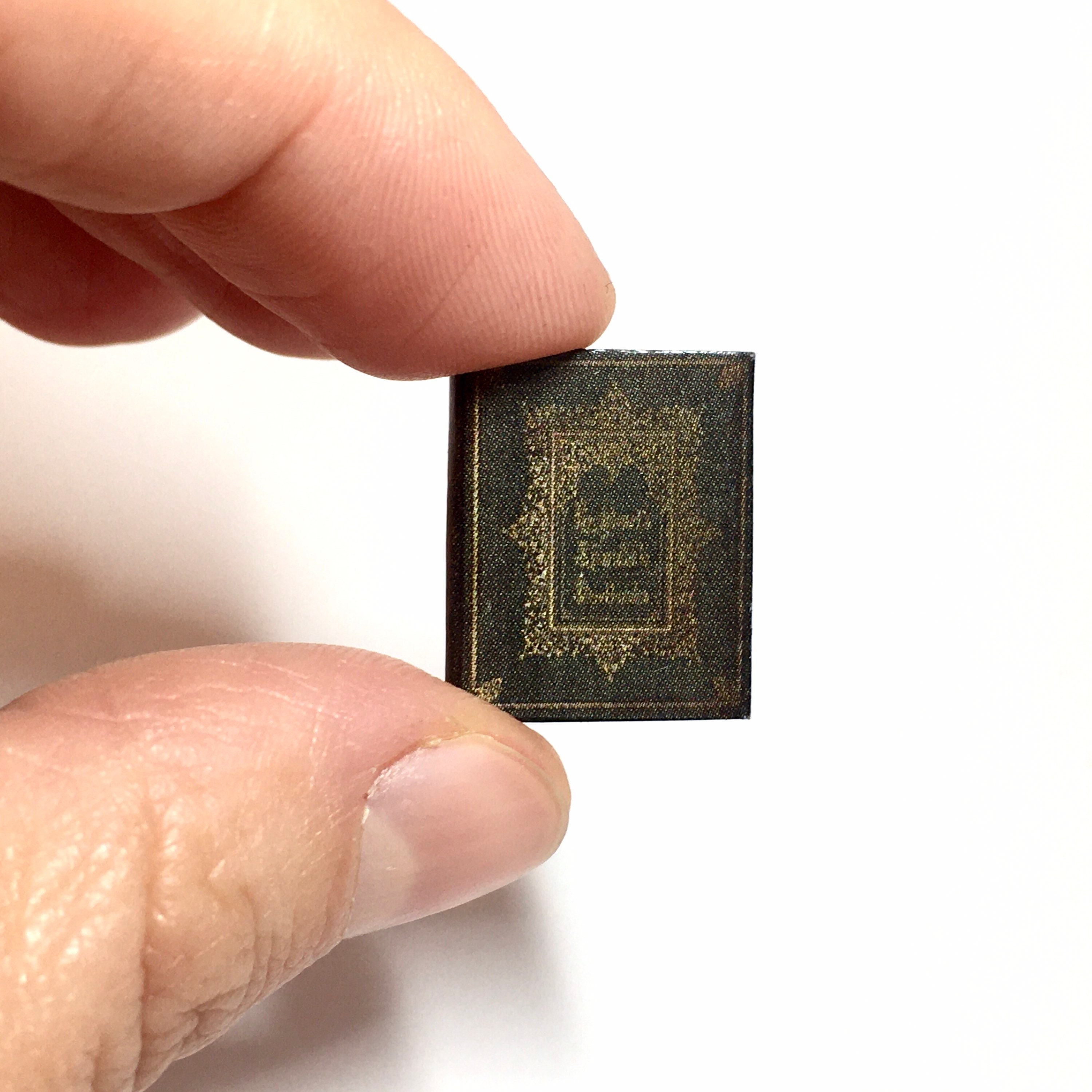 Set of 1:12 scale antique dollhouse books miniature library | Etsy