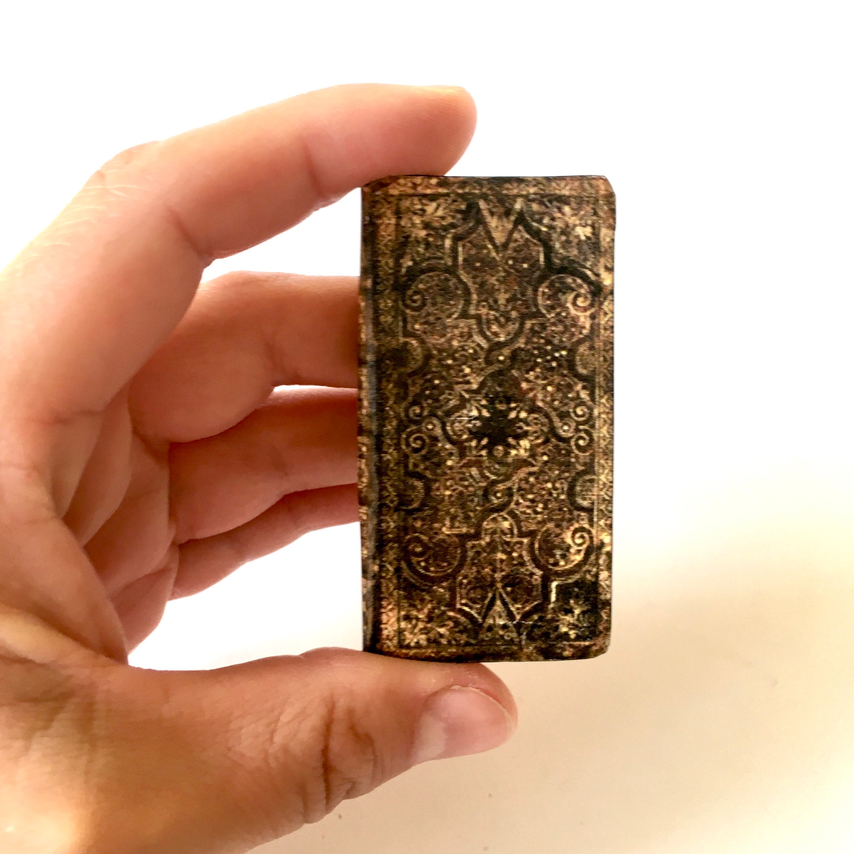 1:6 Scale Antique Miniature Book, Mini Dollhouse Book, Miniature ...