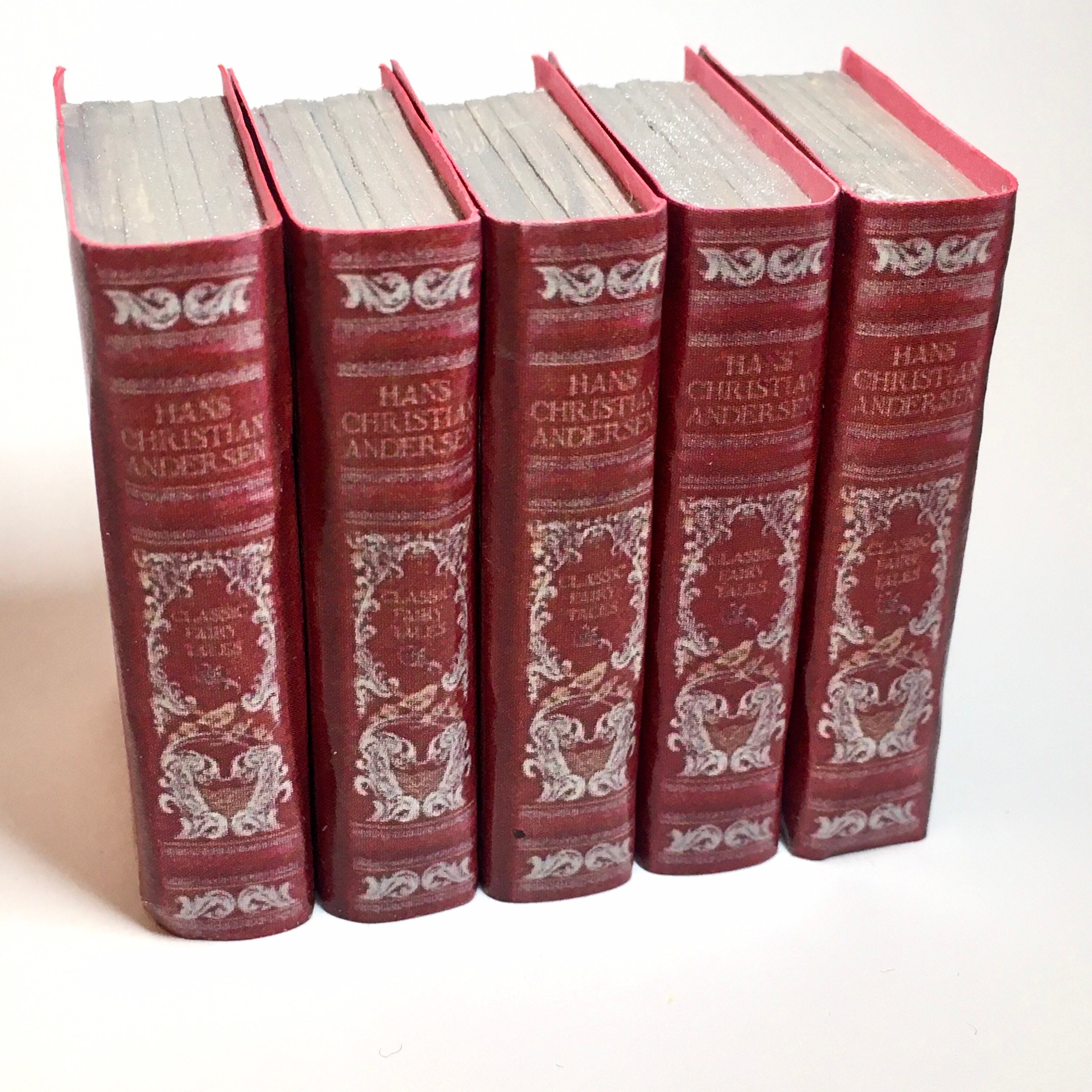 1:6 scale Miniature Library Book Antique Style Miniature | Etsy