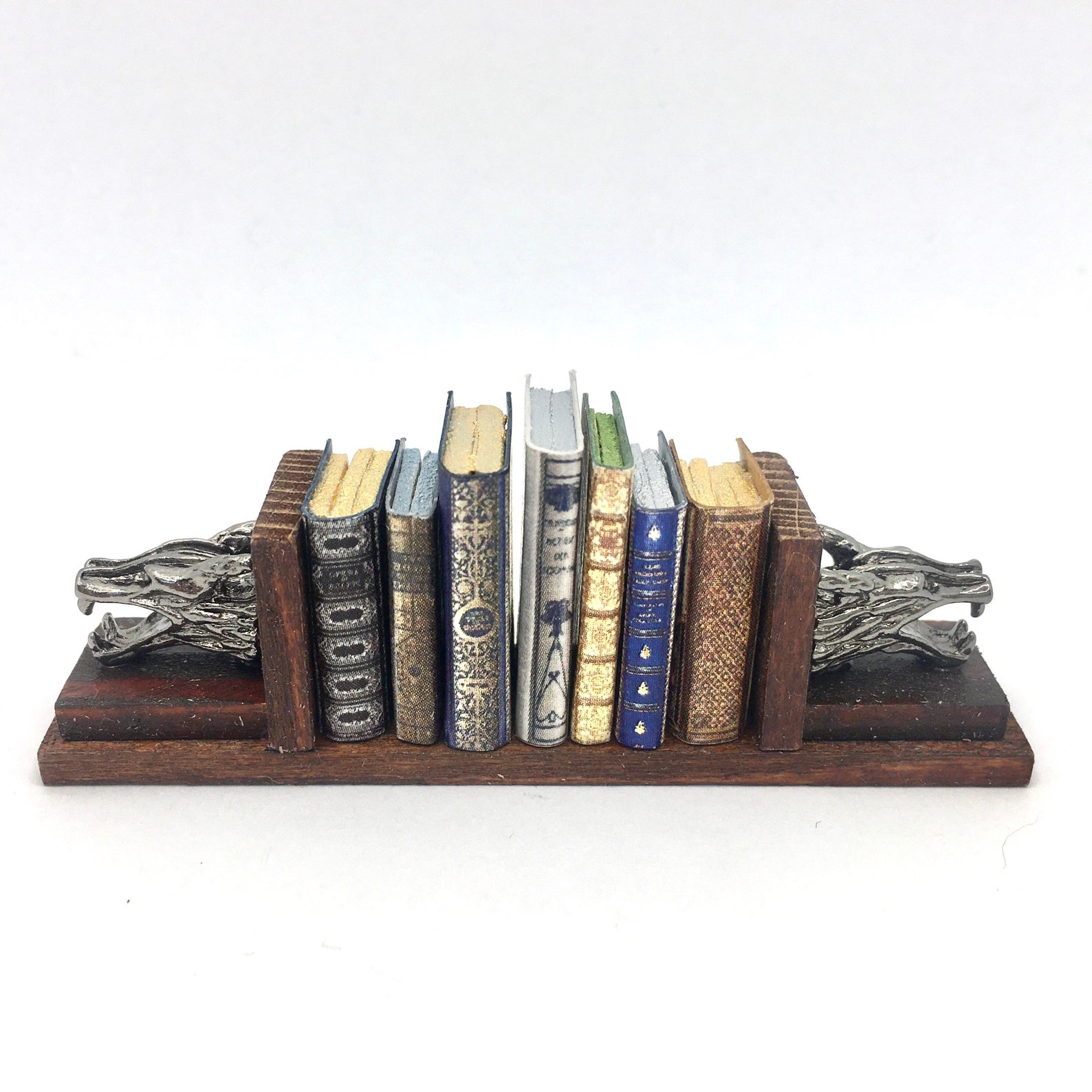 1:12 Scale Miniature Dragon Bookshelf With optional 7 - Etsy