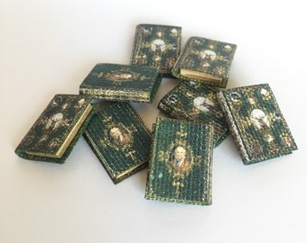 1:12 Scale Antique Style Miniature Book Dollhouse Library - Etsy