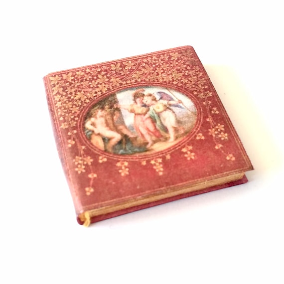 1:6 Scale Miniature Book Antique Miniature Book Dollhouse - Etsy