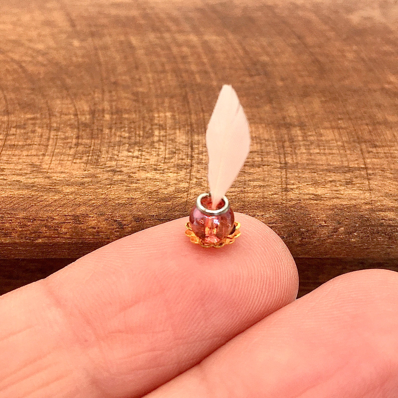 1:24 Scale Set With Miniature Book and Quill & Ink Dollhouse | Etsy