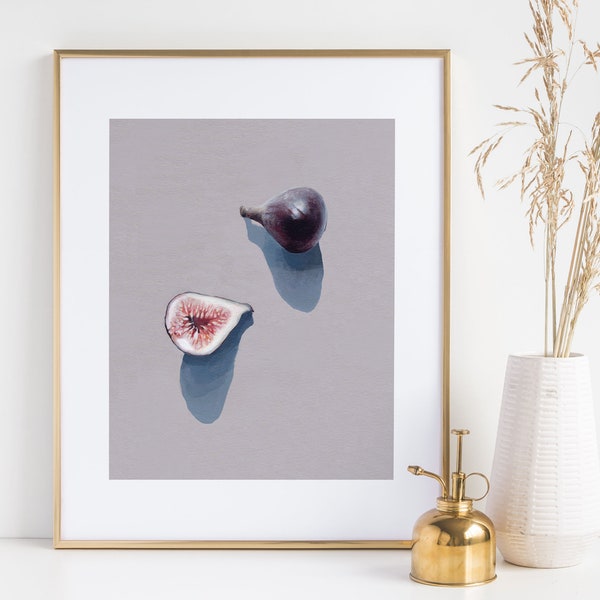 Still Life Figs Art Etsy