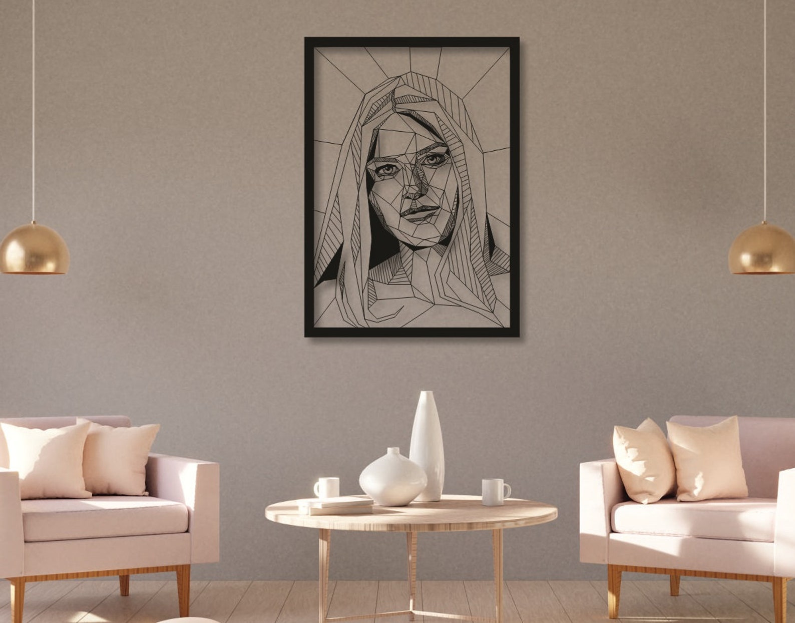 Custom Portrait From Photo Metal Portrait Custom Design | Etsy