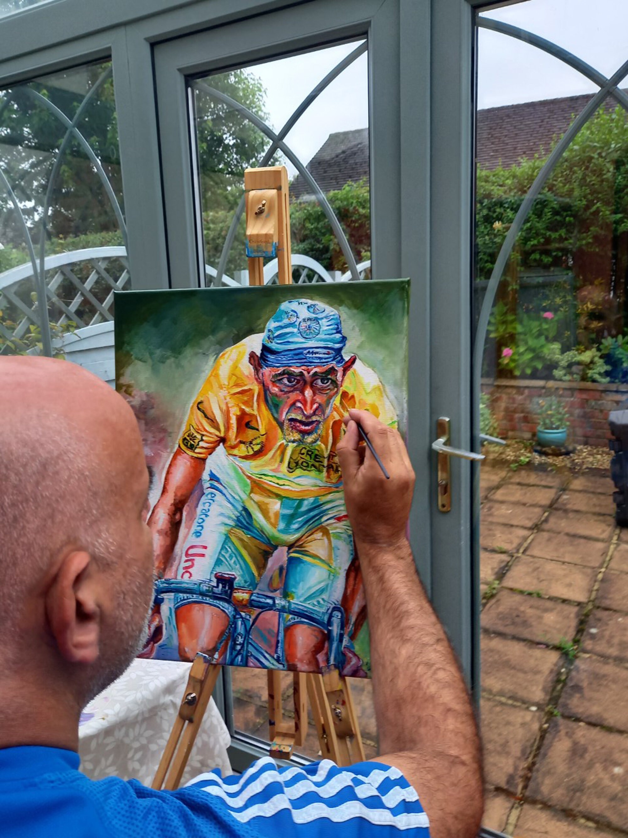 Marco Pantani "the Natural" Limited Edition Art Print From Original ...
