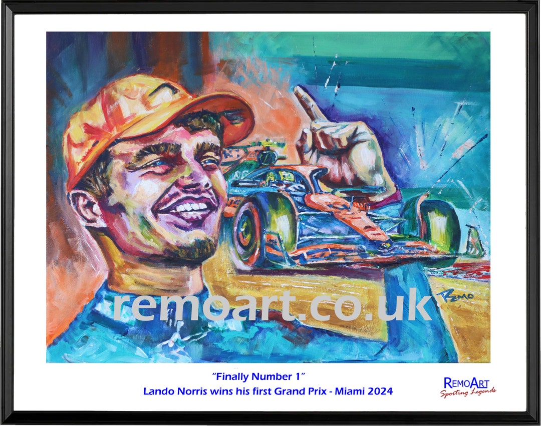 Finally Number 1 Lando Norris Wins His First Grand Prix in Miami 2024 ...