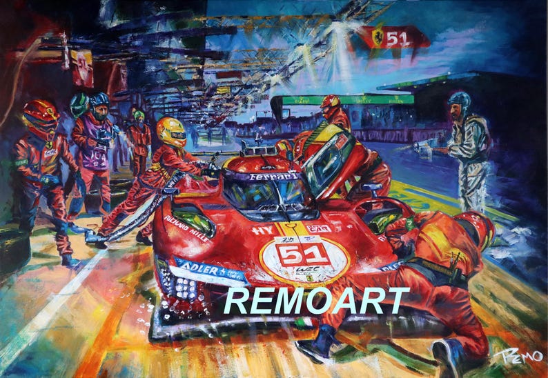 Centenary Champion - Ferrari 499P Wins the 100th Le Mans - Hand Signed ...